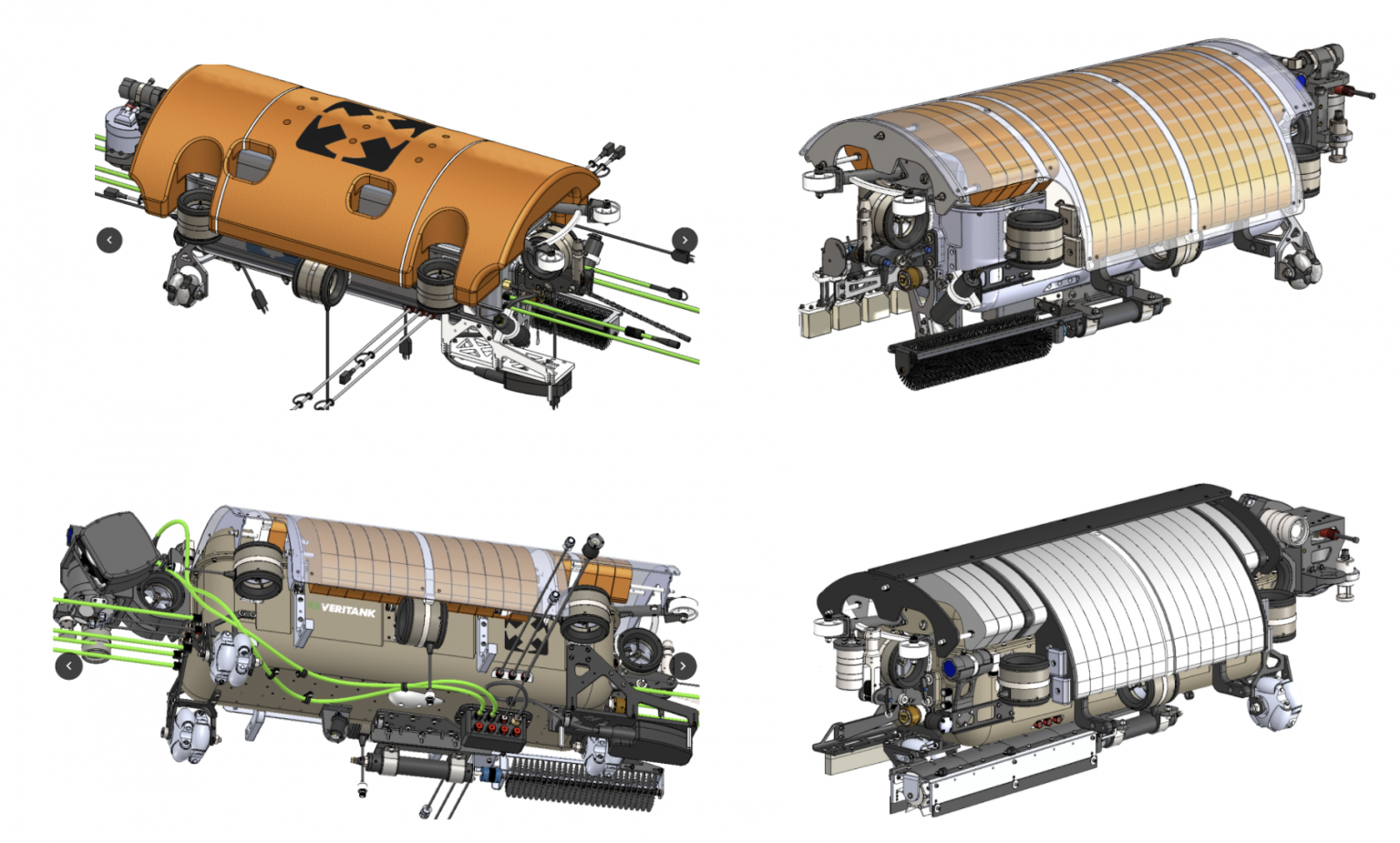 SQUARE ROBOT para inspeção de tanque de combustível