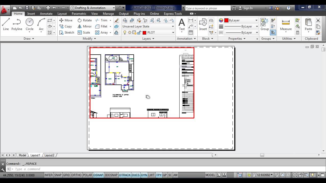 Importar desenho e fazer impressão PDF no AutoCAD