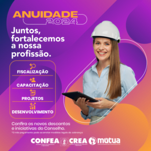 Como pagar a Anuidade CREA 2024?