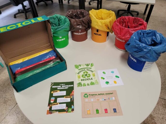 Projeto inovador de reciclagem de lixo domiciliar